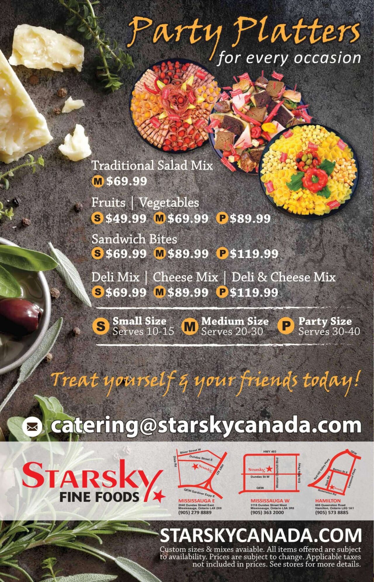 Catering | STARSKY FINE FOODS