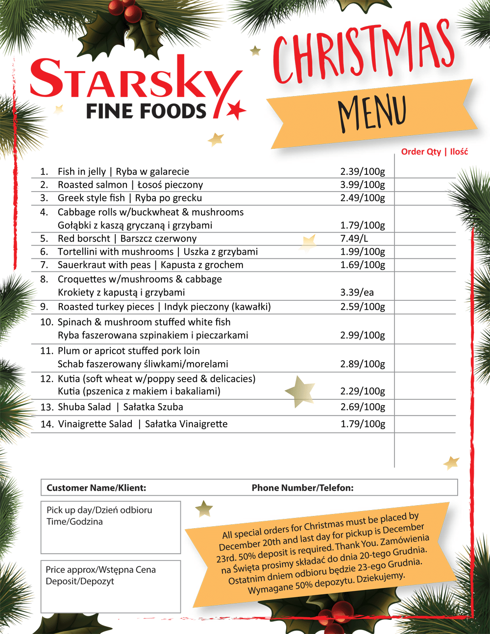 Catering | STARSKY FINE FOODS